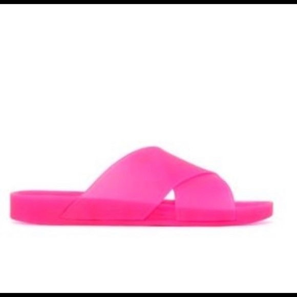 Shoes | Pink Gel Slides | Poshmark